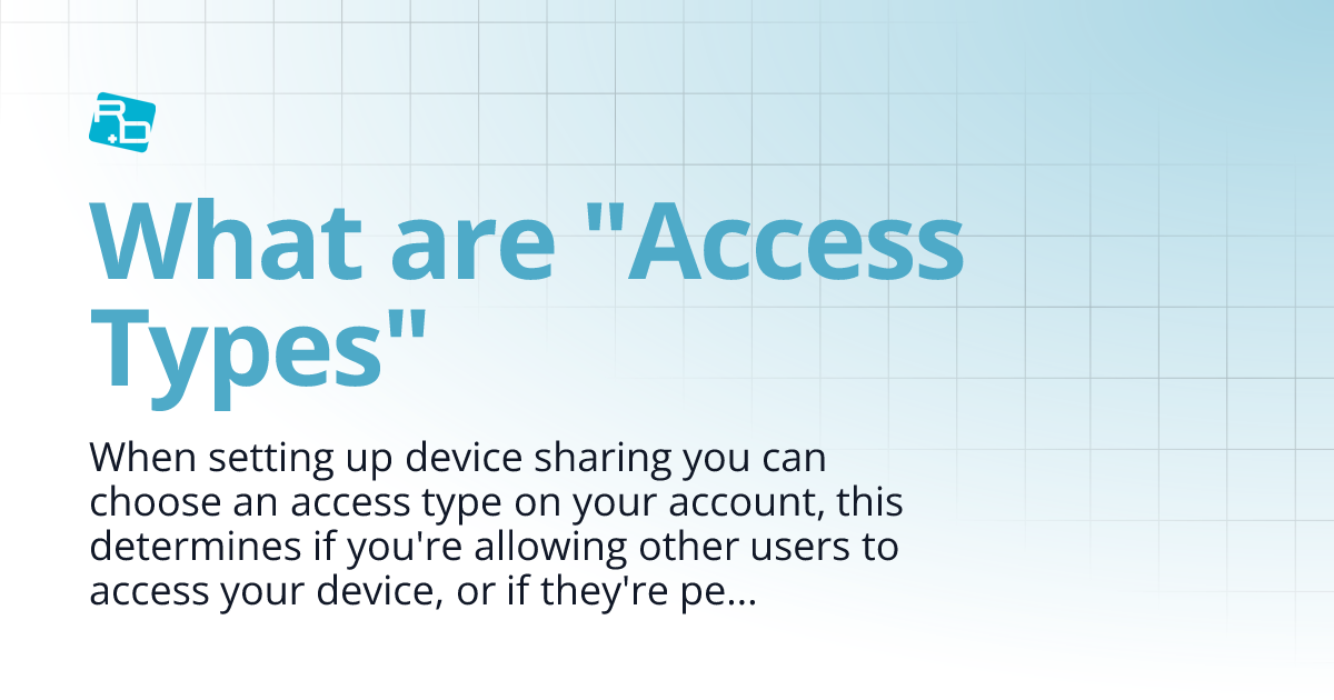 What are "Access Types" | Research And Desire